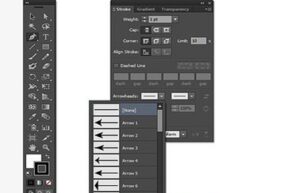 So erstellen Sie Pfeile in Illustrator CS6 und CS5. %currentyear% Tutorial