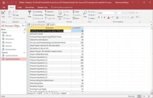 Create a query between dates in Access. Tutorial %currentyear%