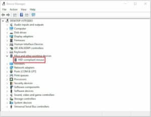 HID Compliant Mouse Not Working on Windows 10