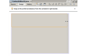 How to Use Menu in Netbeans to Design a Swing GUI