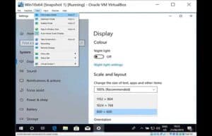 How to Change the Resolution of a Virtual Machine