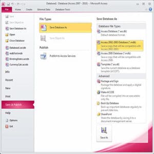 Cómo Convertir MDB A ACCDB (Formatos De Microsoft Access)