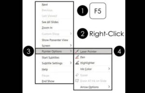 How To Use Laser Pointer In Powerpoint And Change Color