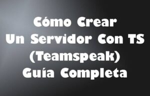 Como criar um servidor com TS (Teamspeak) %currentyear%