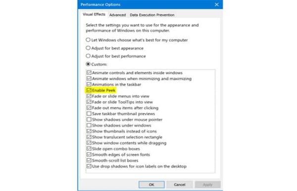Enable and Disable Aero Peek in Windows - %currentyear% Guide