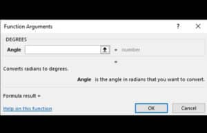 Degrees Function In Excel. What It Is, How To Use It And 3 Examples
