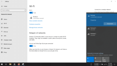 The Windows 10 wireless network name is followed by a 2. - Mundobytes