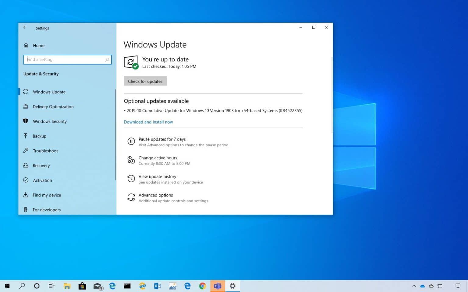 How to easily open Windows Update in Windows 11