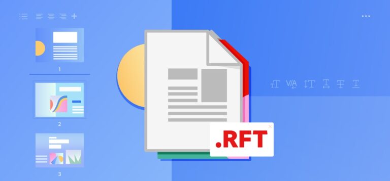 What is the RTF format and what is it for?