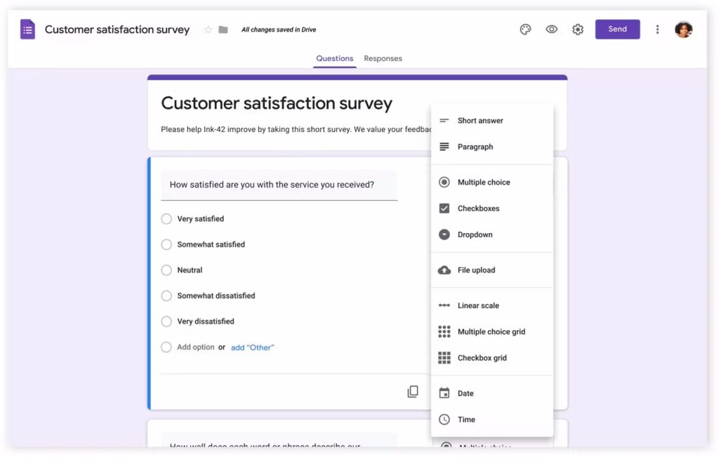 How to limit selection in checkboxes in Google Forms