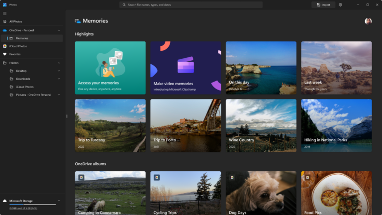Create albums in Microsoft Photos automatically