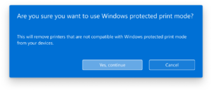 Enable Windows Protected Print Mode in Windows 11