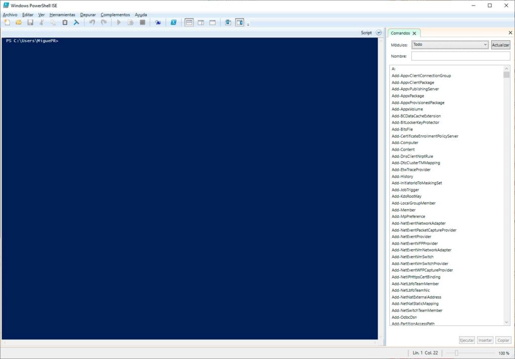 Exécutez Des Scripts à Partir De Nimporte Quel Emplacement Dans La Console Windows