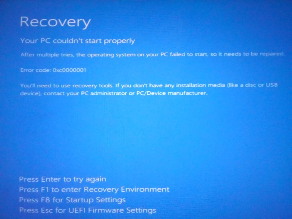 Cómo reparar el error 0xc0000001 en Windows fácilmente