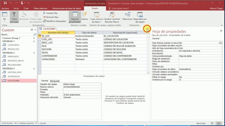 Access inventory system step by step