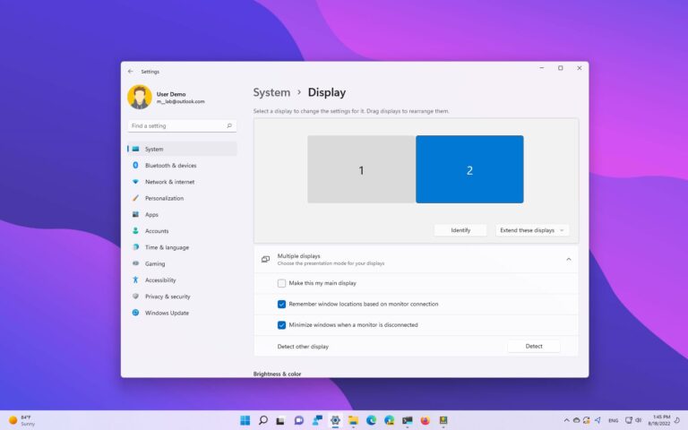 Crie um monitor principal no Windows e abra aplicativos onde quiser.