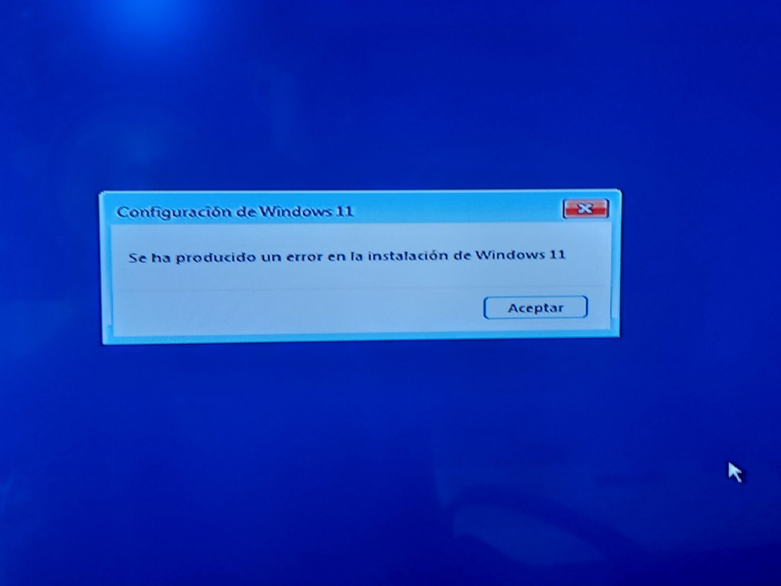Instalación Windows 11 ha fallado: causas y solución definitiva