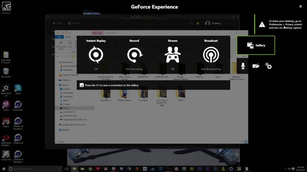 Cách ghi lại màn hình của bạn bằng NVIDIA ShadowPlay: Hướng dẫn từng ...