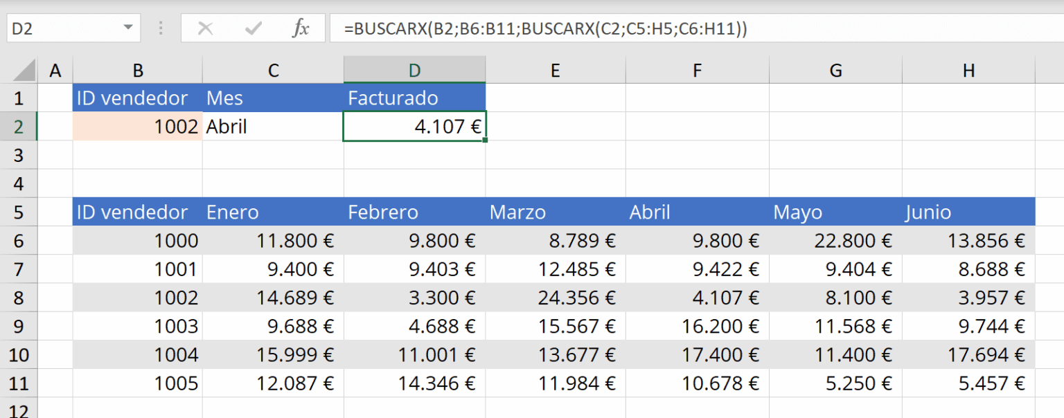 Guide to using VLOOKUP and XLOOKUP in Excel with examples