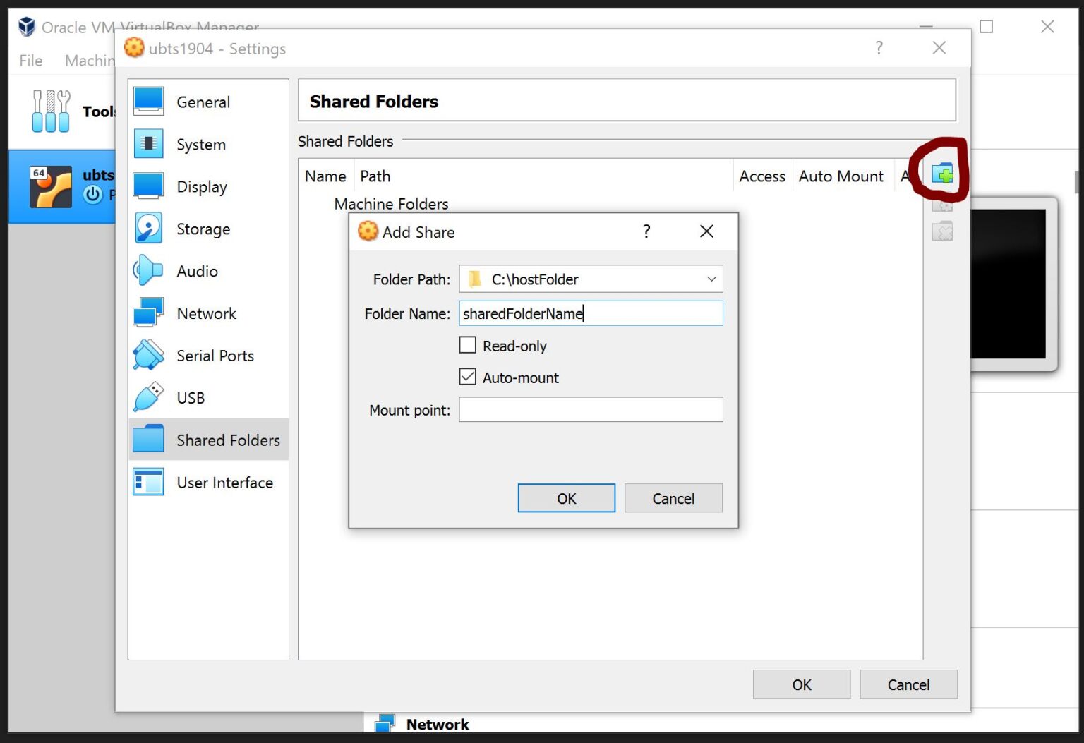 Detailed guide to sharing folders between VirtualBox and the host