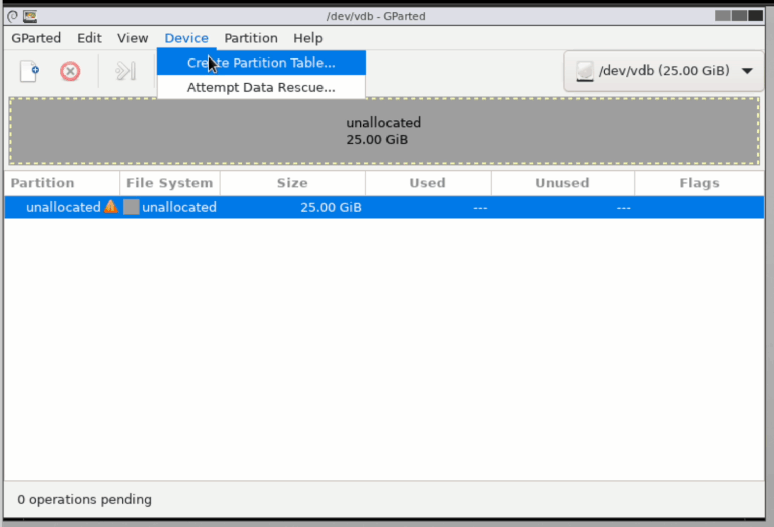 Cómo crear una nueva tabla de particiones en GParted paso a paso ...
