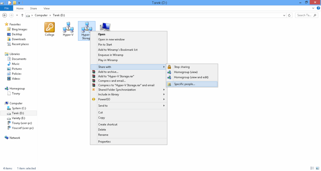 Guide to sharing folders between host and VM in Hyper-V