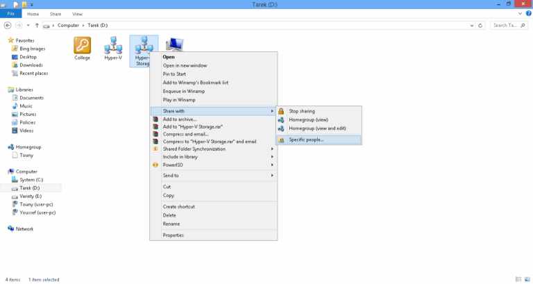 Guide to sharing folders between host and VM in Hyper-V