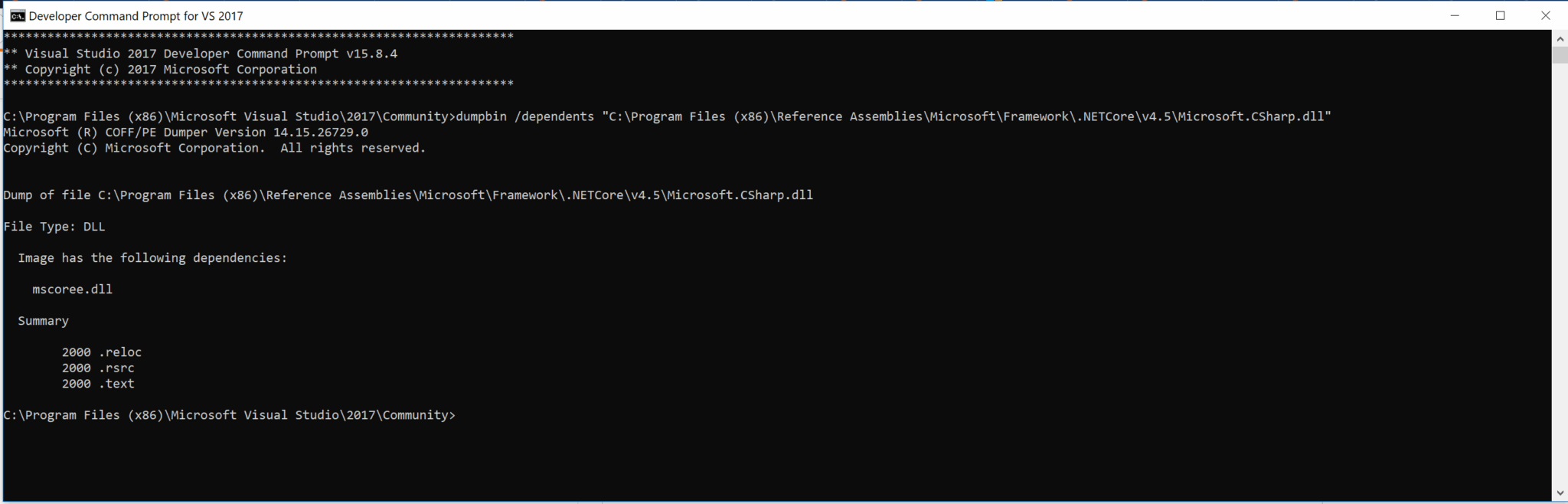 View DLL dependencies easily with DUMPBIN