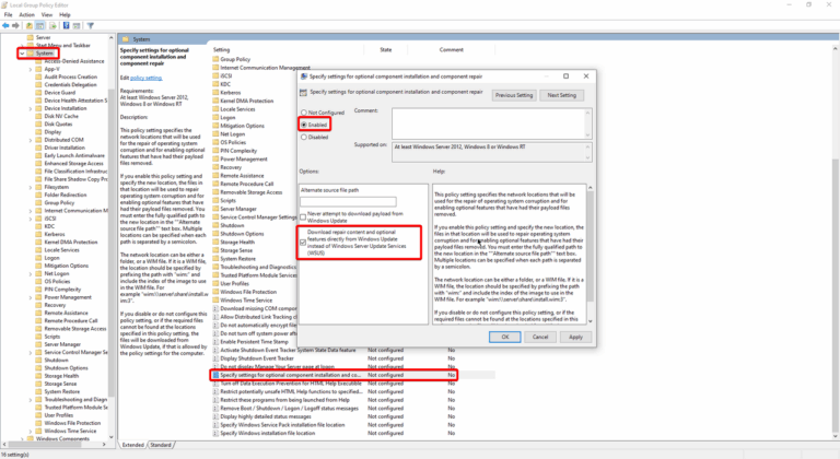 Solución definitiva al error 0x800f0954 en Windows paso a paso