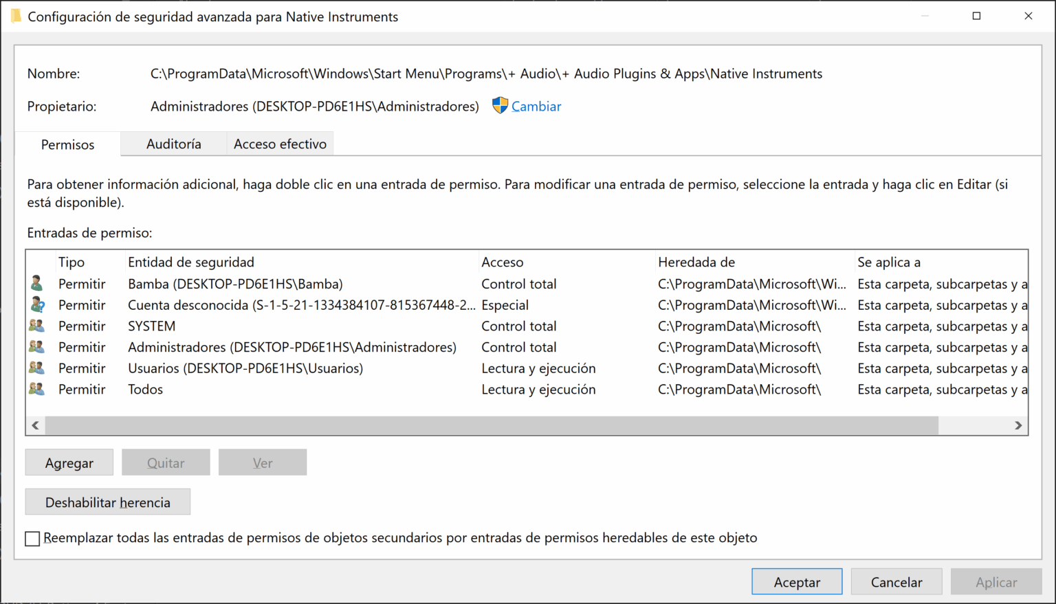 Configurar la herencia de permisos en Windows 11: guía avanzada