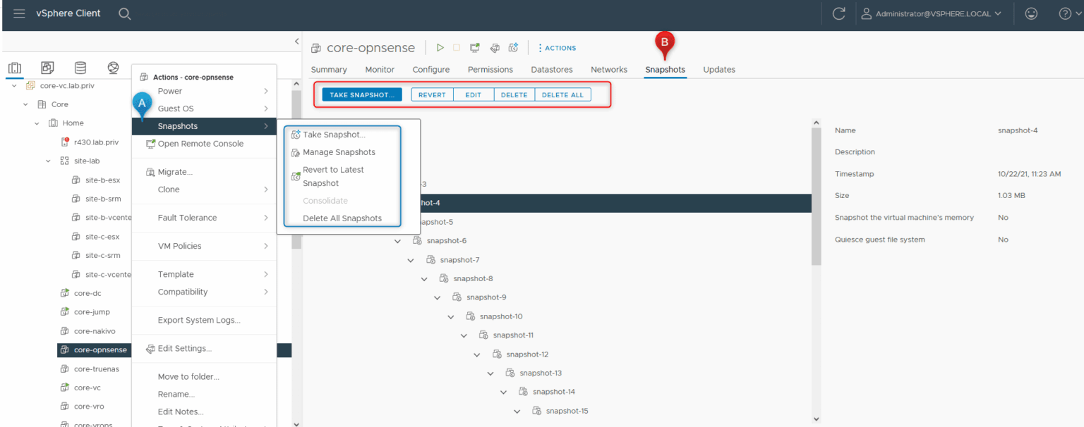 How To Create Restore And Manage Snapshots In Vmware A Complete Guide
