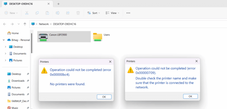 Fix error 0x00000709 when printing in Windows 11 step by step