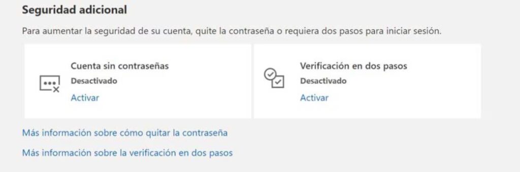 Activate two-step verification on Microsoft and avoid hacks.