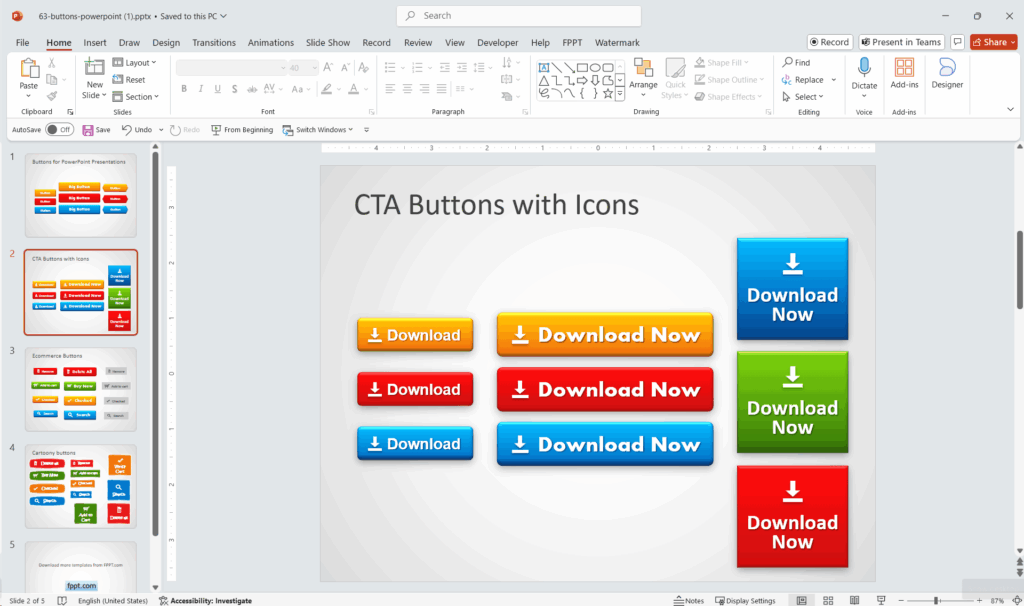 How to Create Interactive Presentations with Buttons in PowerPoint