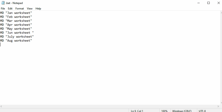 Cara mudah membuat beberapa folder sekaligus di Windows
