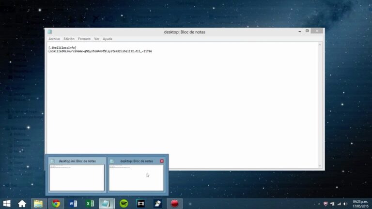 What is desktop.ini in Windows and what is it used for?