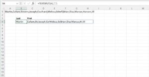 Complete guide to the TEXTSPLIT function in Excel: split text easily