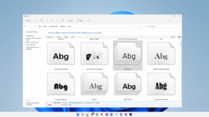 How to install your own fonts in Windows 11 step by step