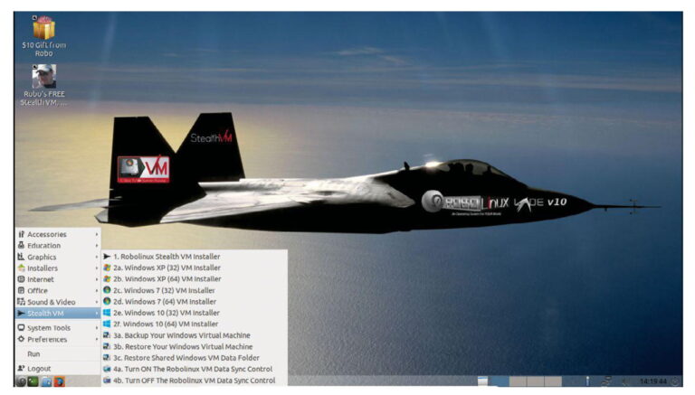 Robolinux Stealth VM: Run Windows on Linux Step by Step