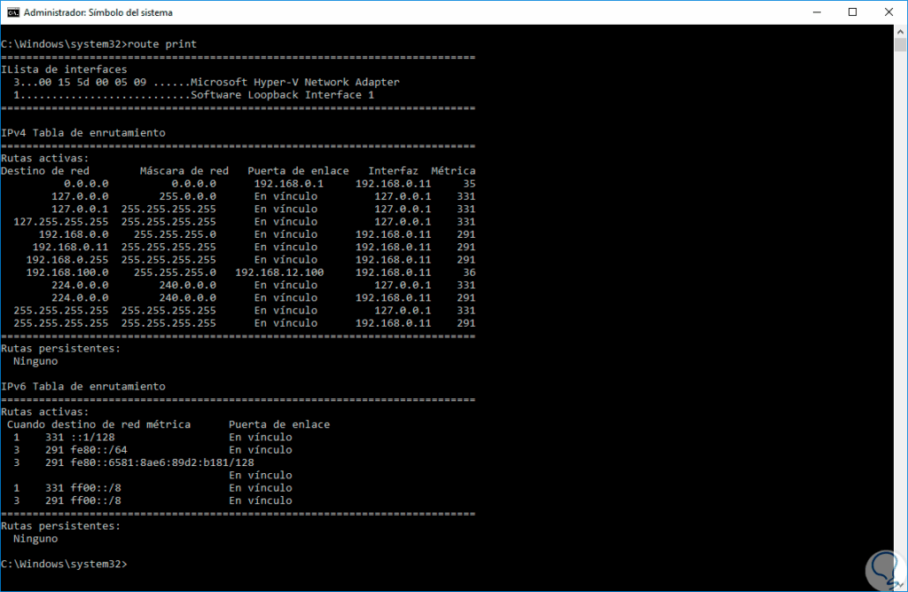 How to use Route Print to view and edit routes in Windows