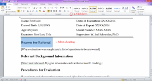 How to easily split a document into sections in Word
