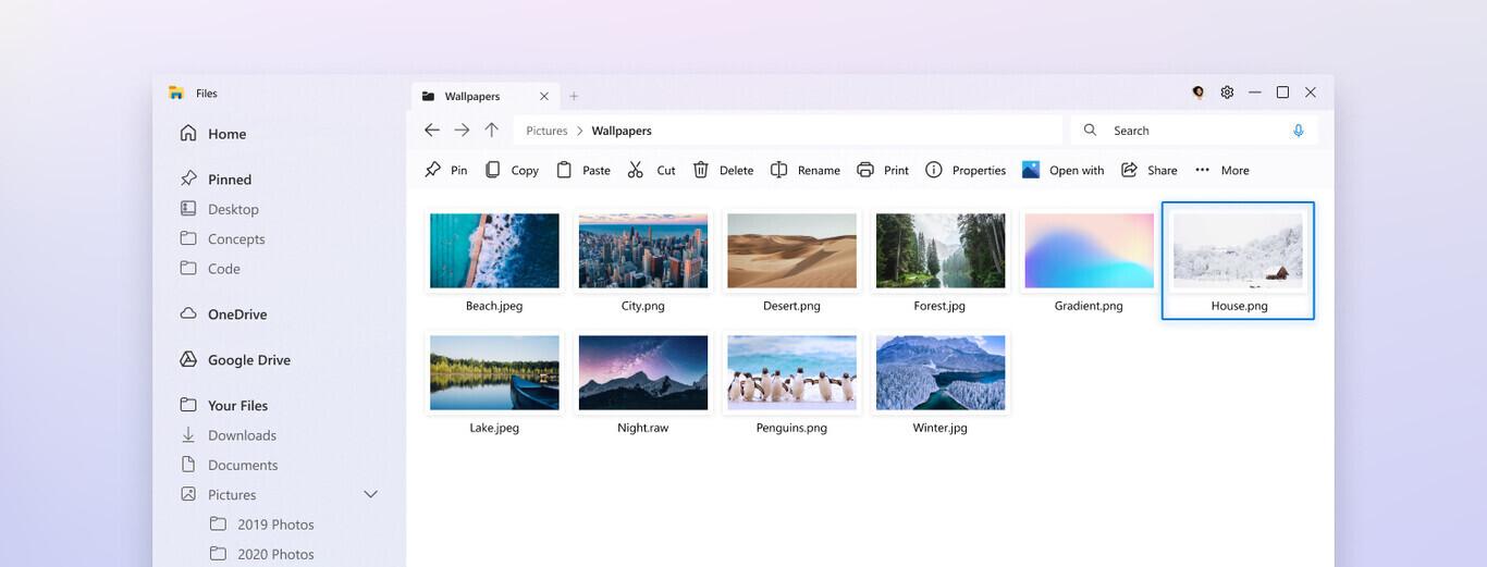Labels and colors in Windows 11 Explorer