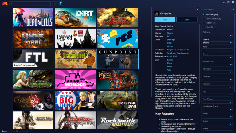 Organize your library with LaunchBox and Playnite