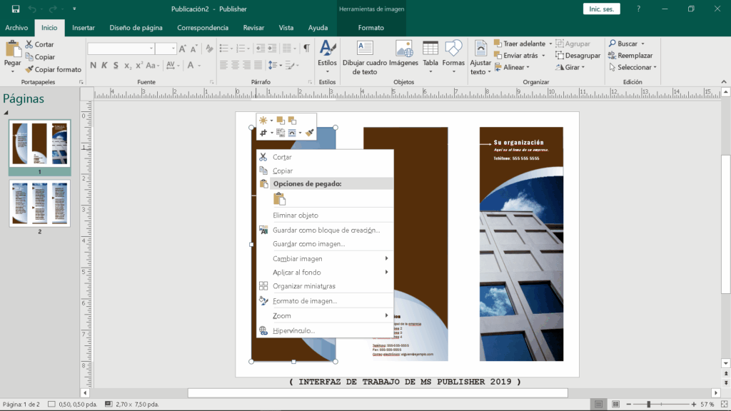 How to print a large image across multiple Word pages