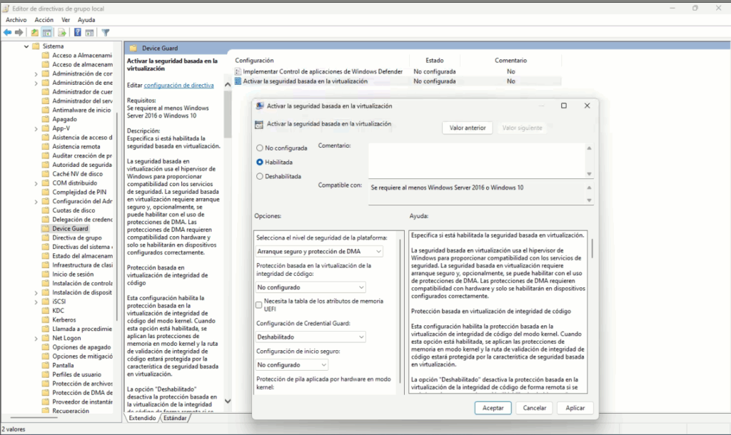 How to configure Credential Guard in Windows