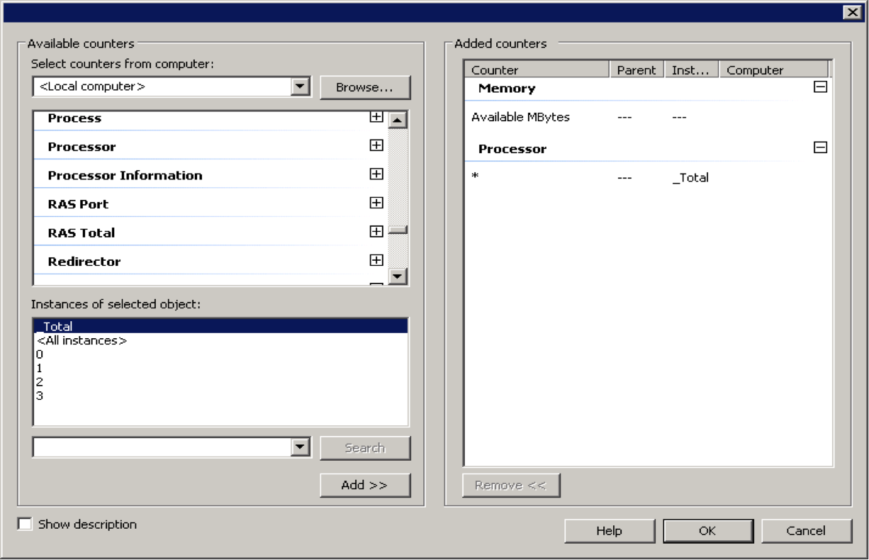 Lokal telemetri med PerfMon Data Collector Sets på Windows